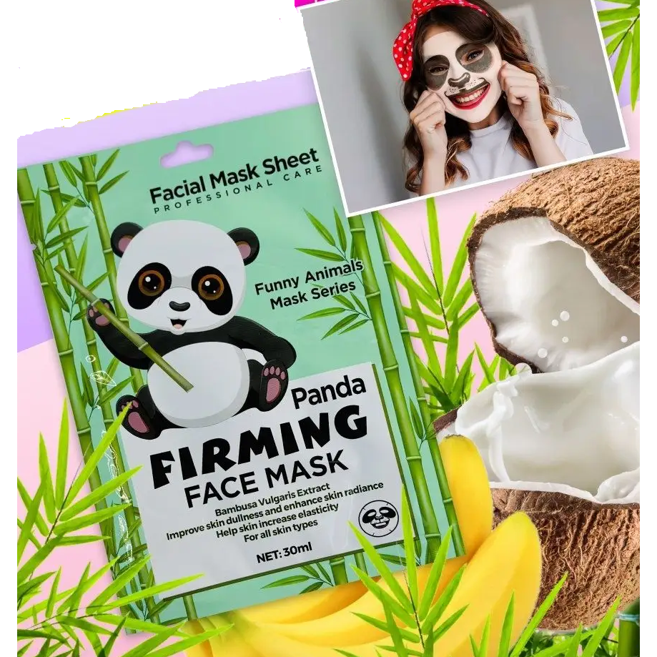 Pack of 10 - Panda Firming Face Mask